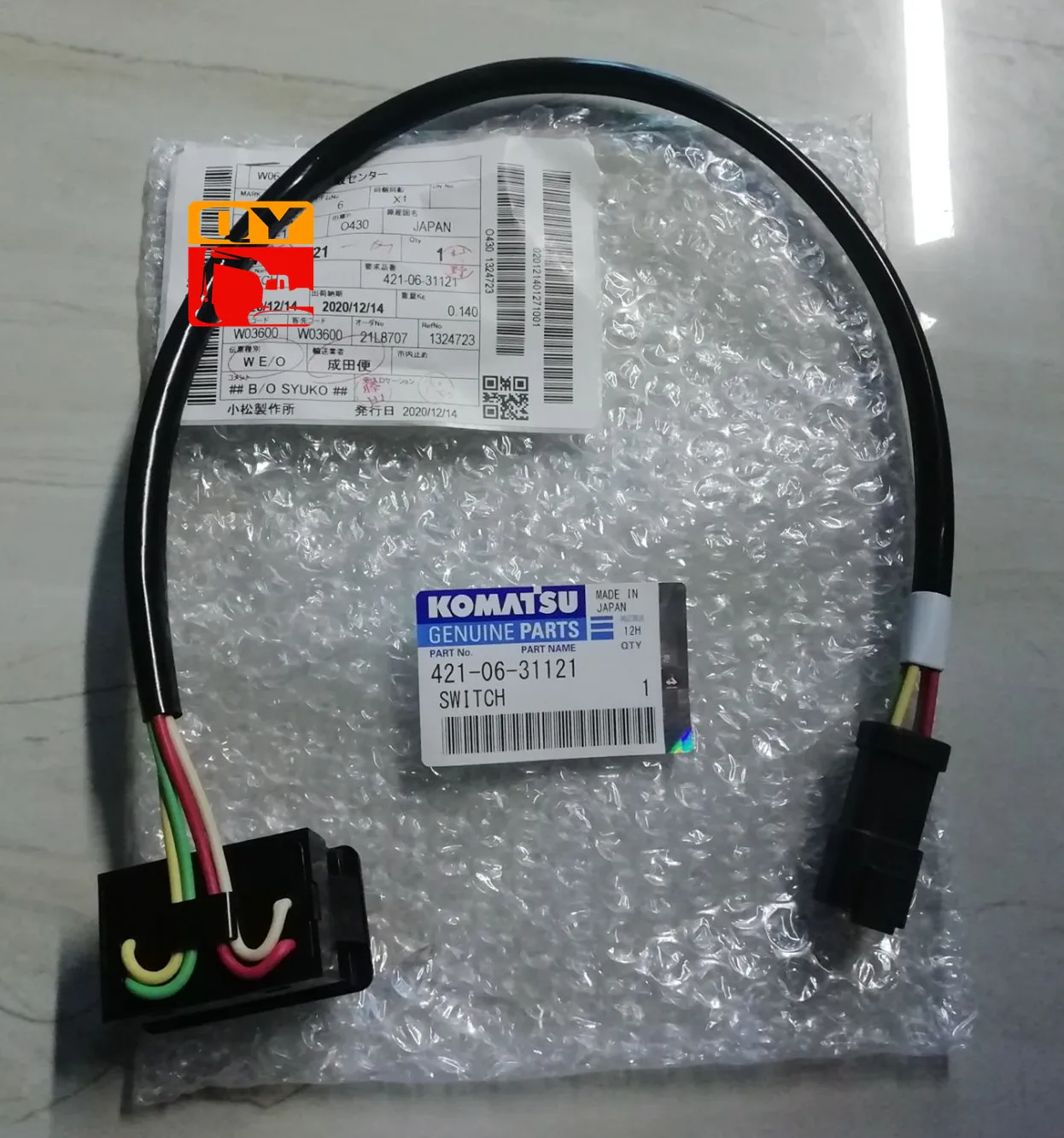 Genuine 421-06-31121 Switch FNR for WA480-6 & WA380-6 Wheel Loaders ...