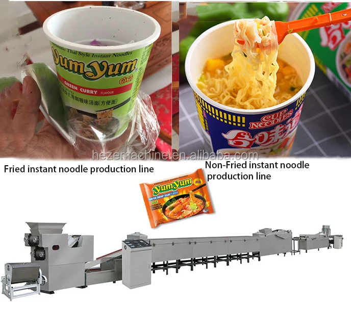 Automatic Fried Instant Noodle Making Machines in Small Production Line