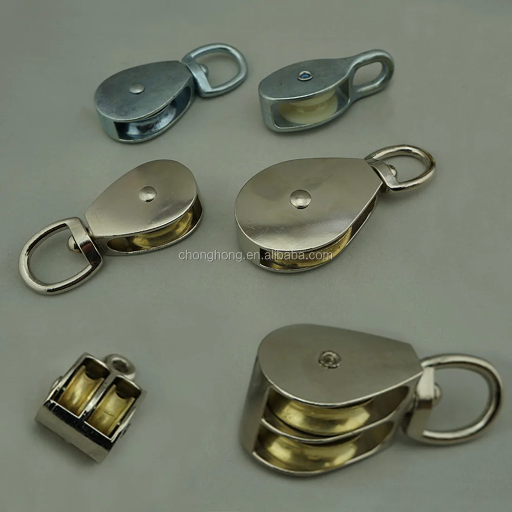 Wire Rope Snatch Block 3/4" Marine Pulley Block Zinc Alloy Single-wheel ...