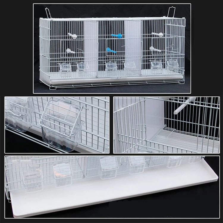 Multi Space Bird Cage High Quality Heavy Duty Wire Steel Breeding ...