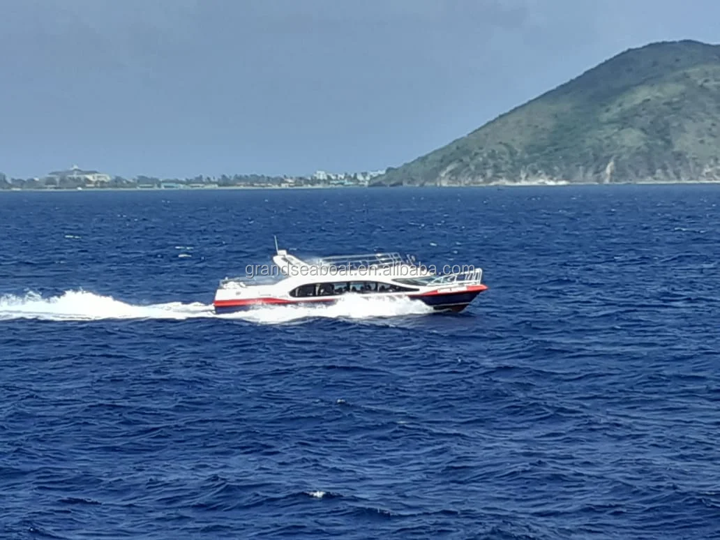 Aluminum High Speed Tour Boat - Fiberglass Superstructure