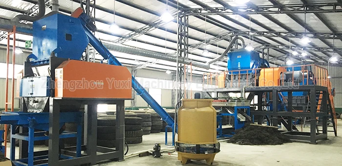 Atr 300 Waste Crumb Rubber Tyre Shredder Tire Recyle Machinery Tires ...
