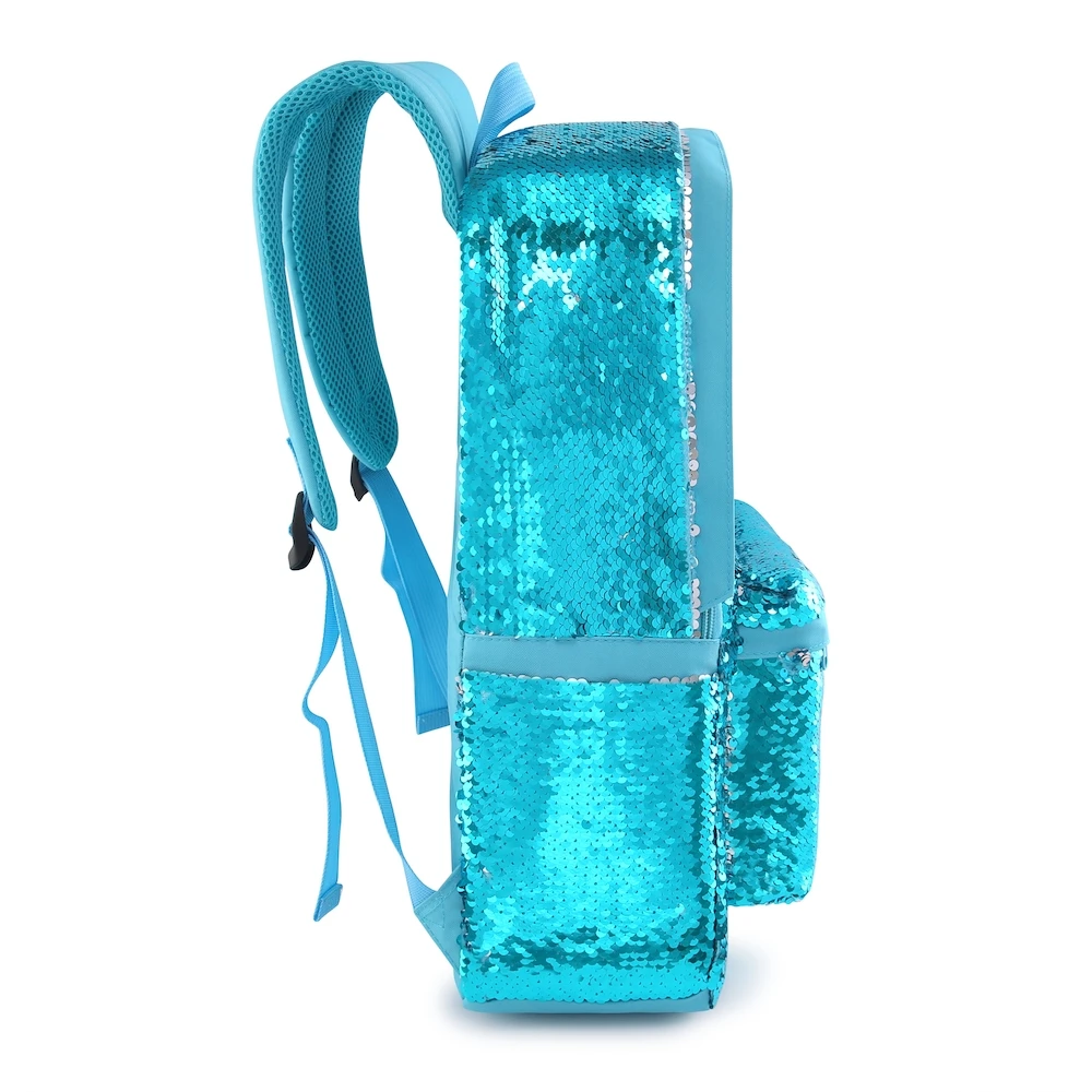 Reversible Sequin School Backpack For Girl Lightweight Travel Glitter ...