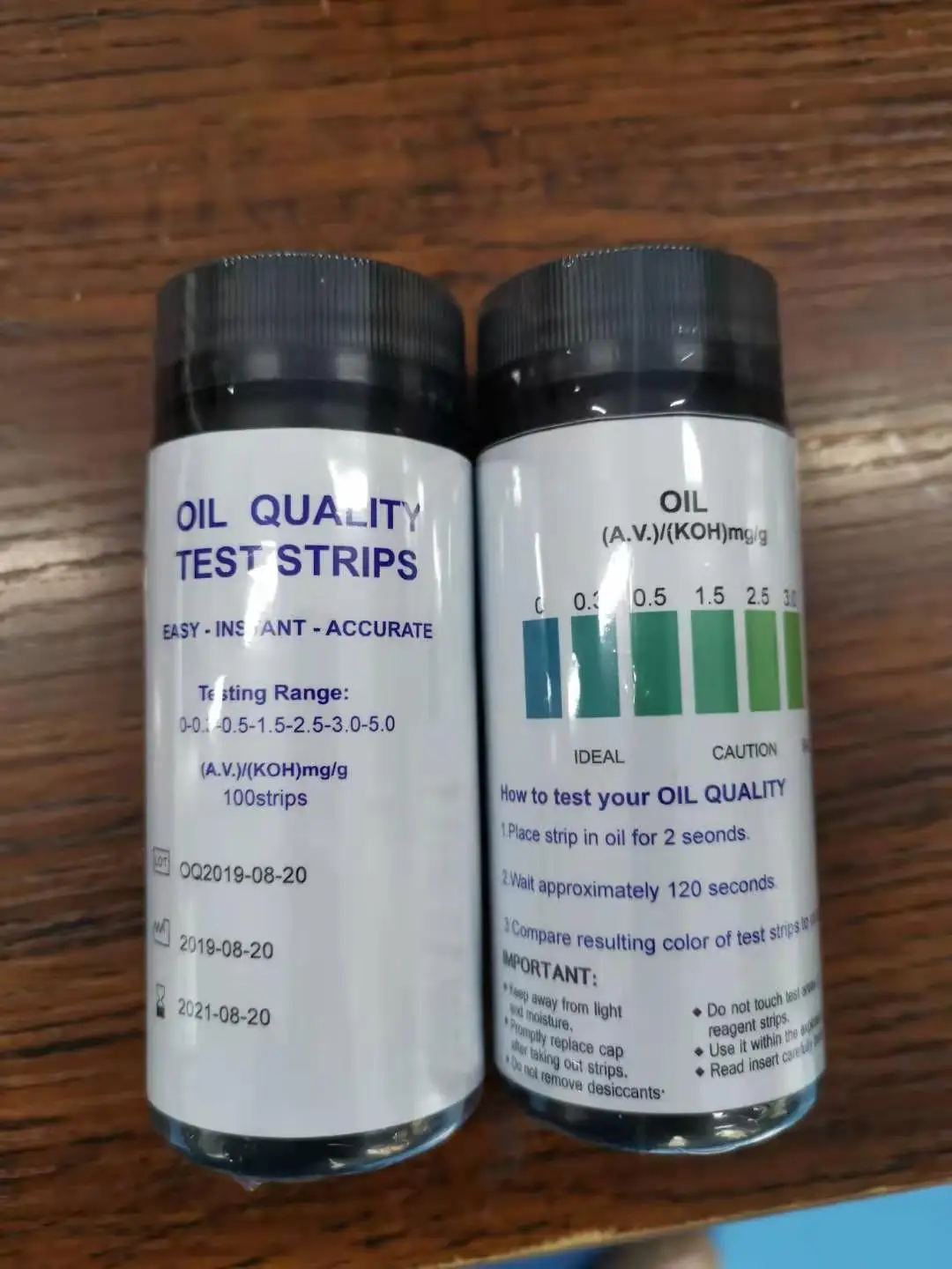 Accurate Oil Test Strips For Food Factory - Buy Food Oil Test Strips ...