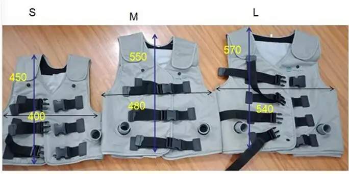 Chest Physiotherapy Vest Airway Clearance System Vest Vibrator Device 1 ...