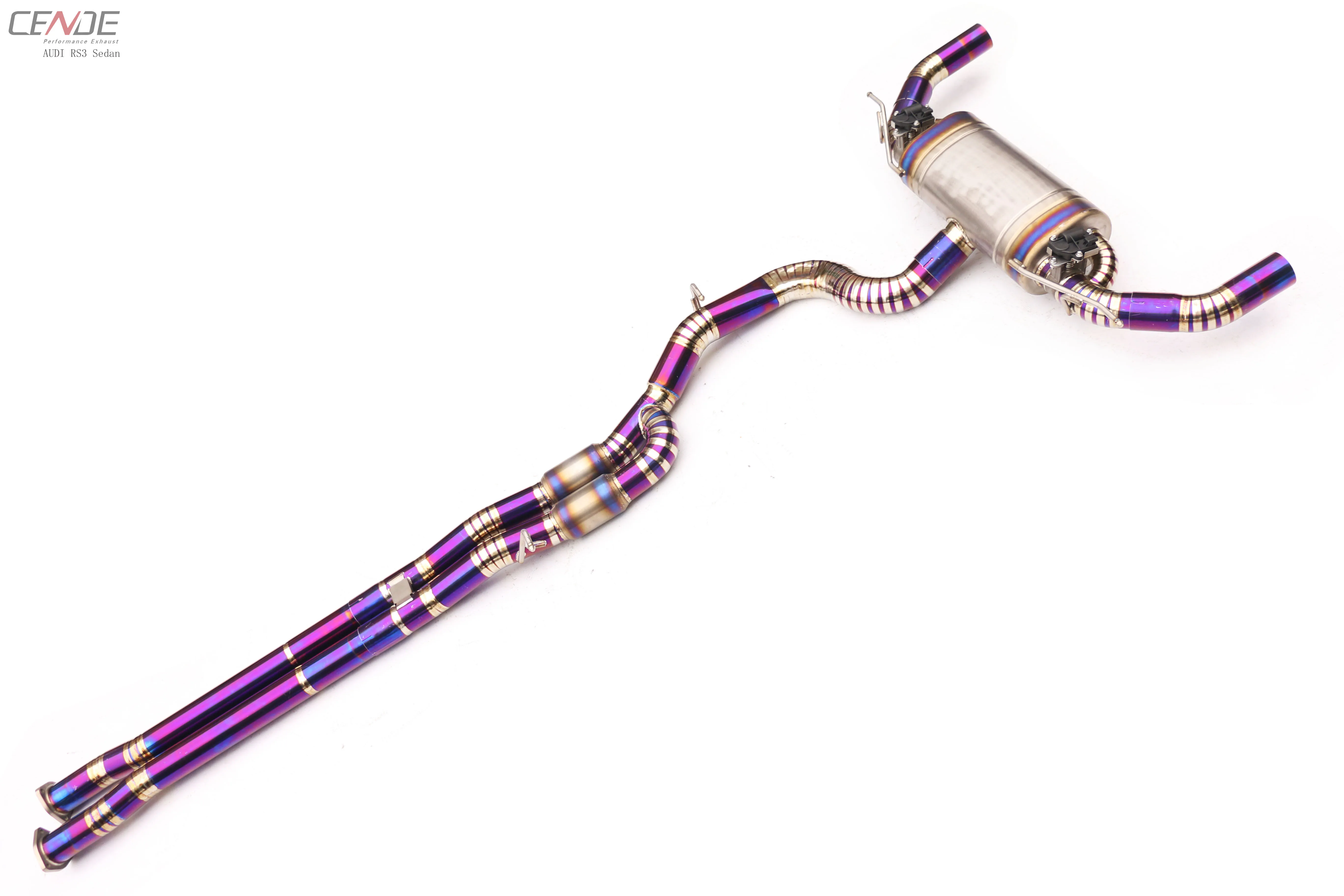 High Performance Audi Exhaust Tips - Alvetronic Titanium