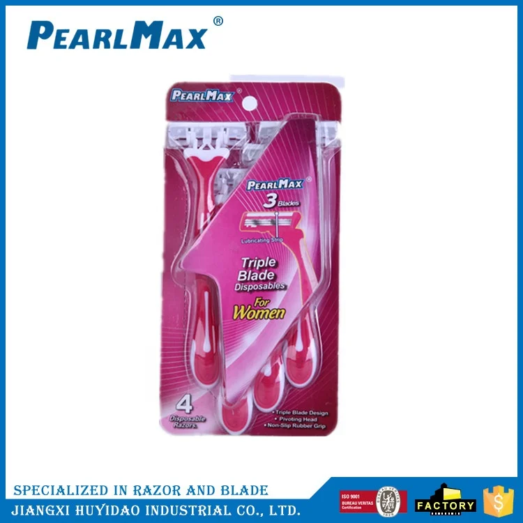 Pearlmax Offre Spéciale Rasoir Triple Lames Lame En Acier Inoxydable ...