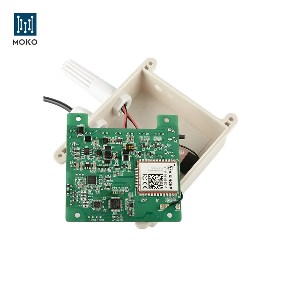 Portable Lora wan Lora esp32 high temperature Humidity Sensor for Smart ...