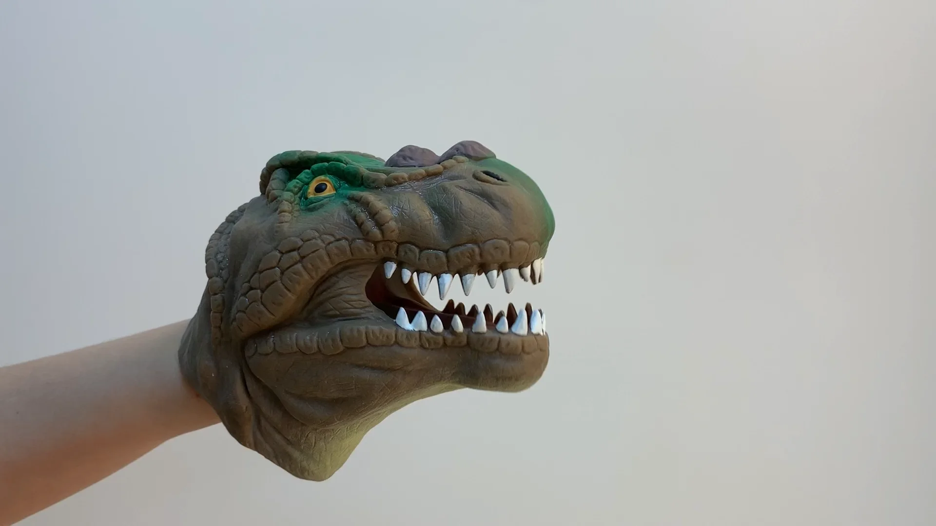 Stretchy Dinosaur Hand Puppet Role Play Hand Stress Fidget Toy - Buy ...