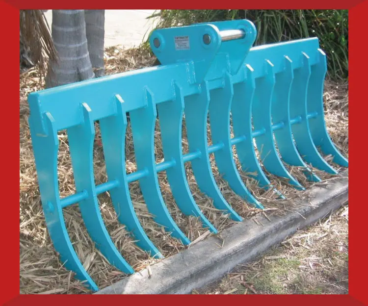 Chinese Manufacturer Customized Excavator Rake From Bonovo - Buy Root ...