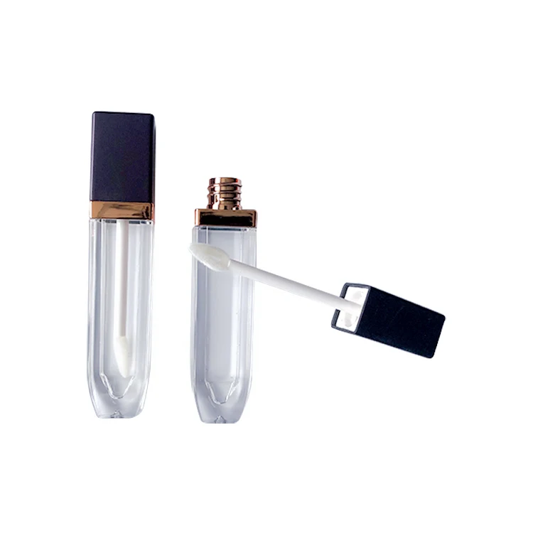 Custom Clear Lipgloss Case - Luxury Pink Liquid Lipstick