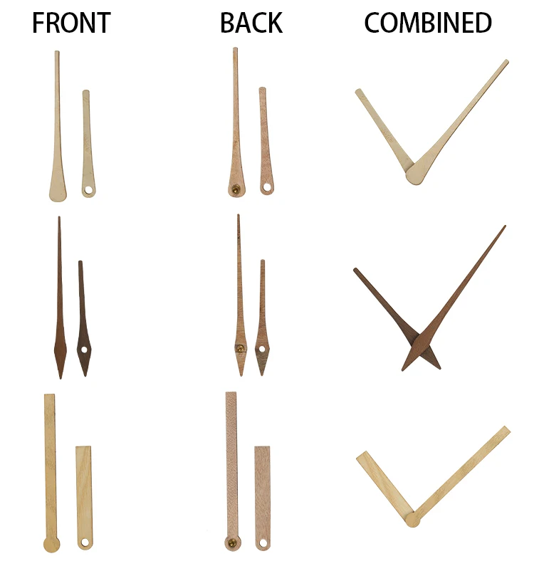 Custom Wooden Clock Parts - Unique Design & Craftsmanship