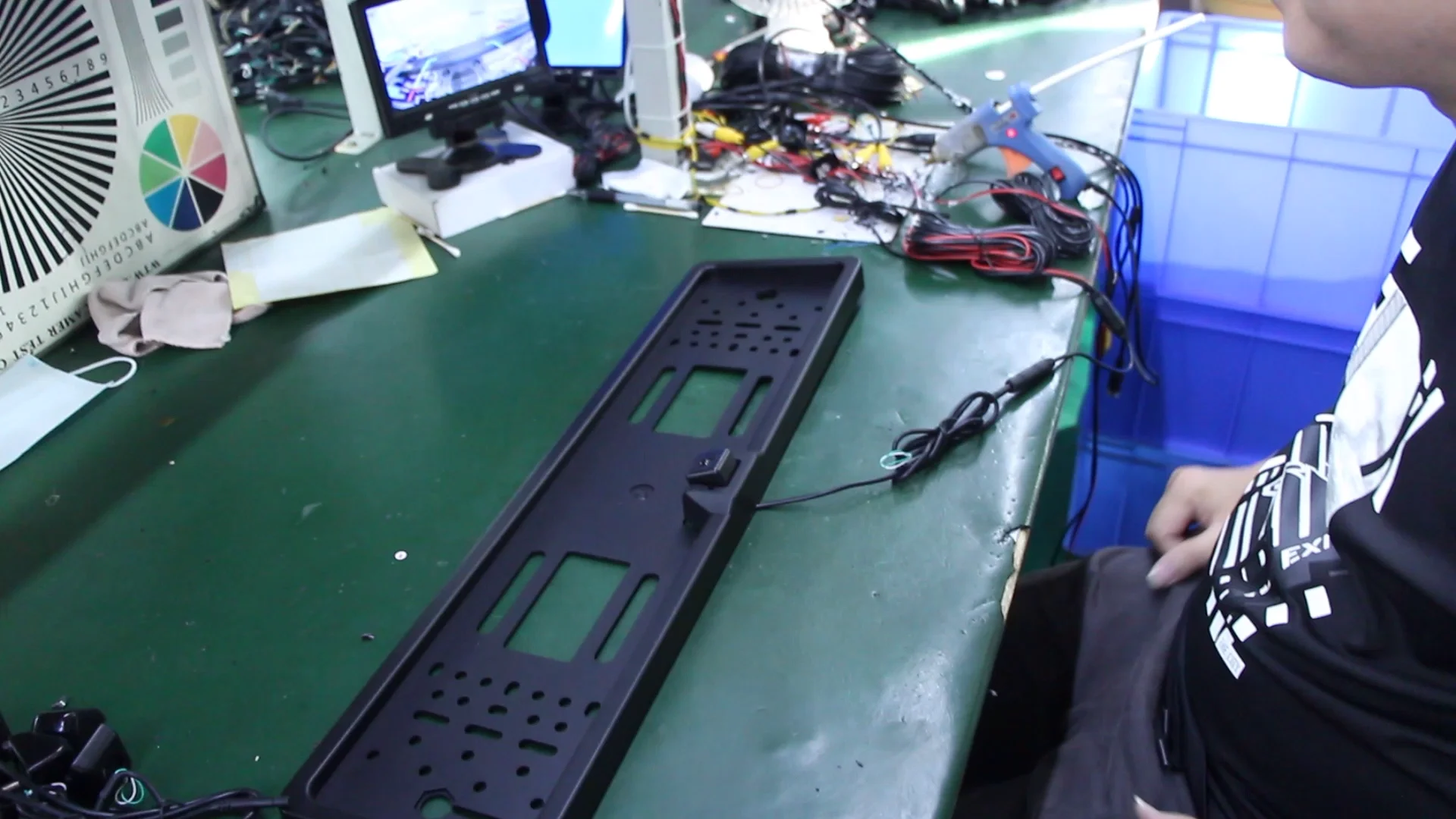 Eu European License Plate Frame Car Rear View Camera Waterproof Night ...