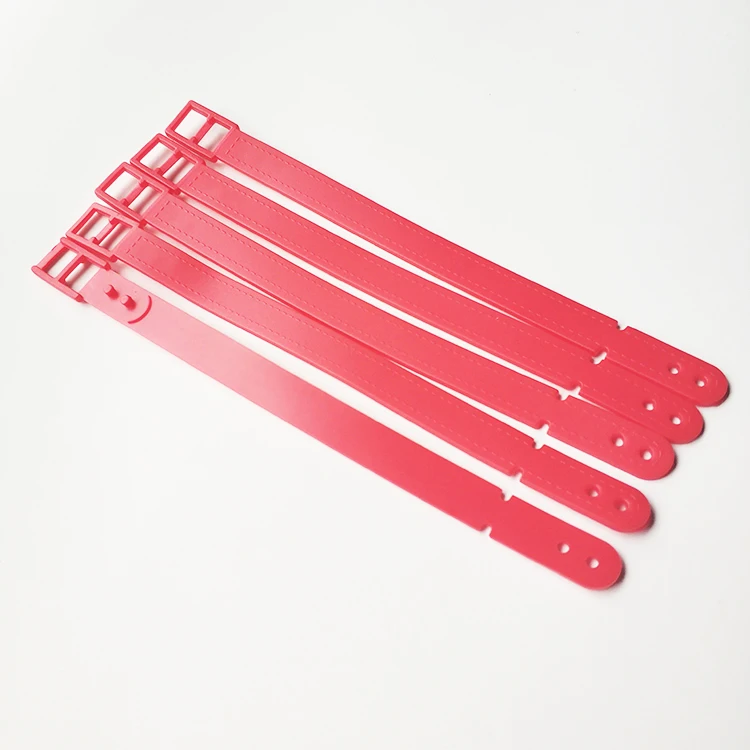 Customized logo Plastic Luggage Tag Strap, Label Tag Loop Straps ...