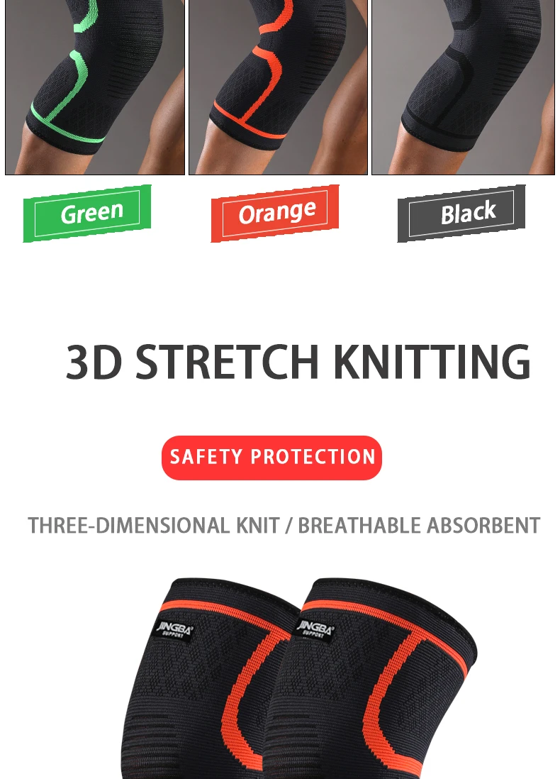 JINGBA Custom Knee Brace Ama Zon Temu Shein Popular Compression Knee ...