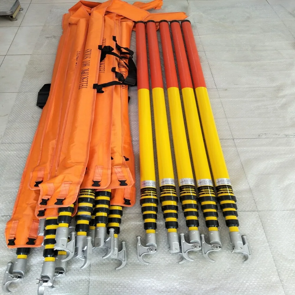 500kv-15m Long Telescopic Hot Stick - Best Triangular Hot Sticks Made ...