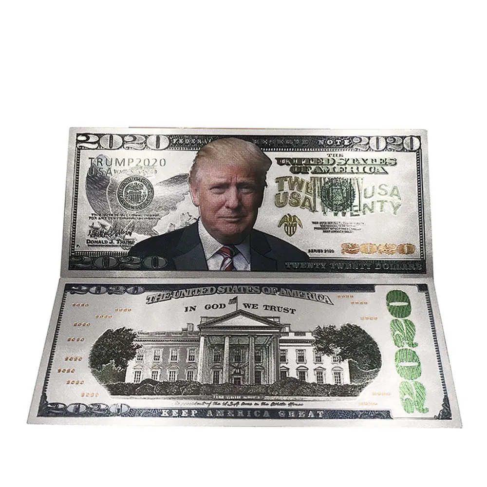 2020 Trump Dollar Bill,Trump Gold Foil Fake Money With High Quality Pet ...