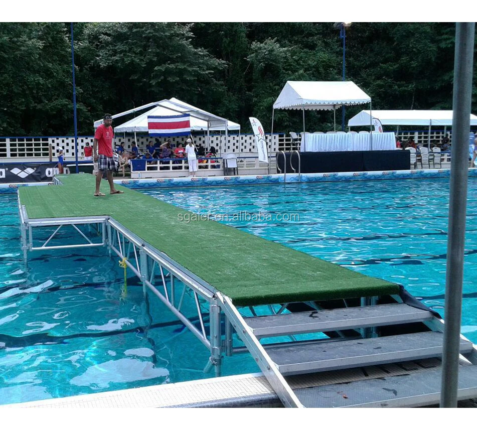 Portable Raised Platform Stage for Outdoor and Indoor Events