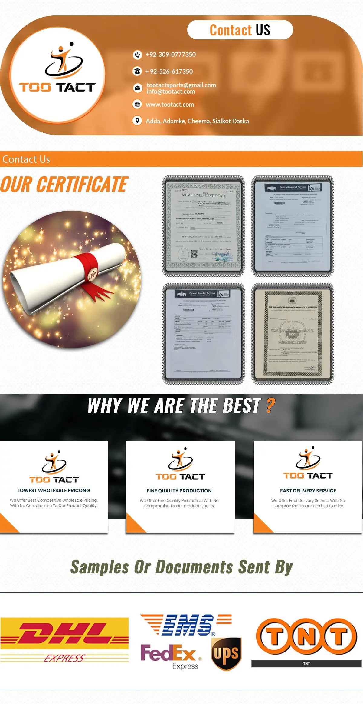 Company Overview - TOO TACT