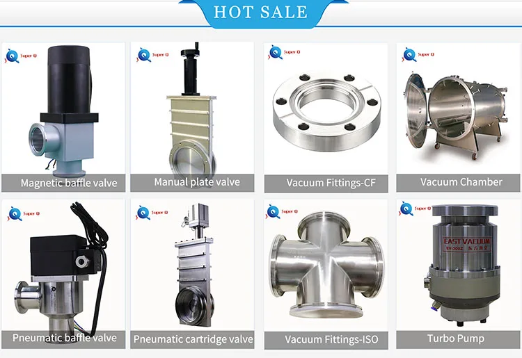 Ultra-high Vacuum Manual Gate Valve with CF Flange - East Vaccum