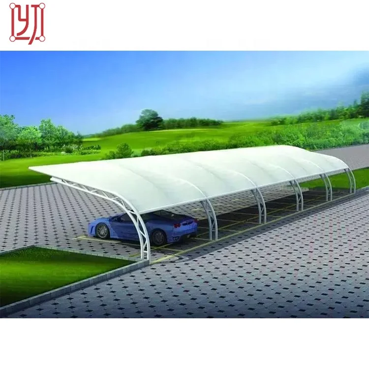 Outdoor Steel Structure Sun Shade Car Parking Shed Roof Design - Buy ...