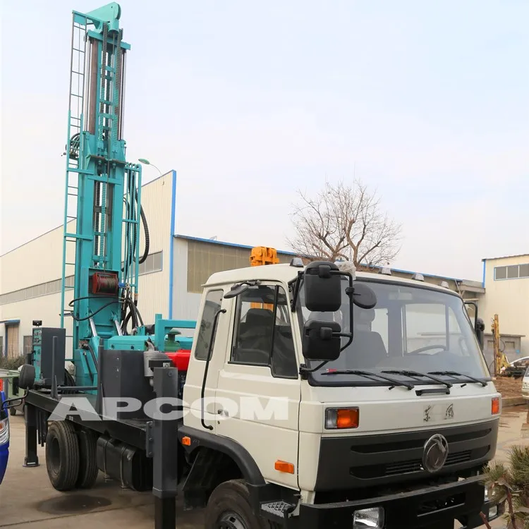 Apcom Mini Mounted Truck Water Well Drilling Rigs Machine And ...