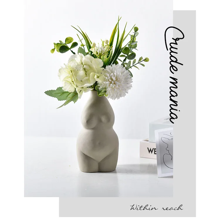 Ceramic Body Shape Small Bum Vase Home Decor Web Celebrity Mini ...