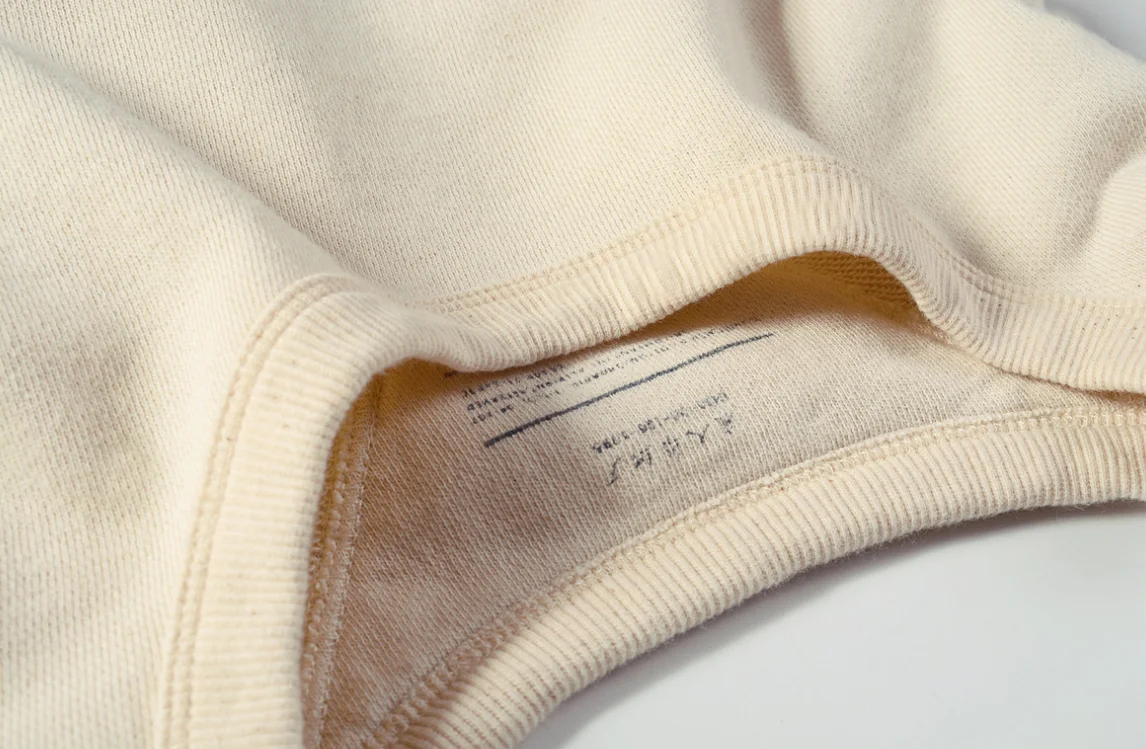 Custom Retro Natural Color 100% Cotton Hoodies by ONRAYS