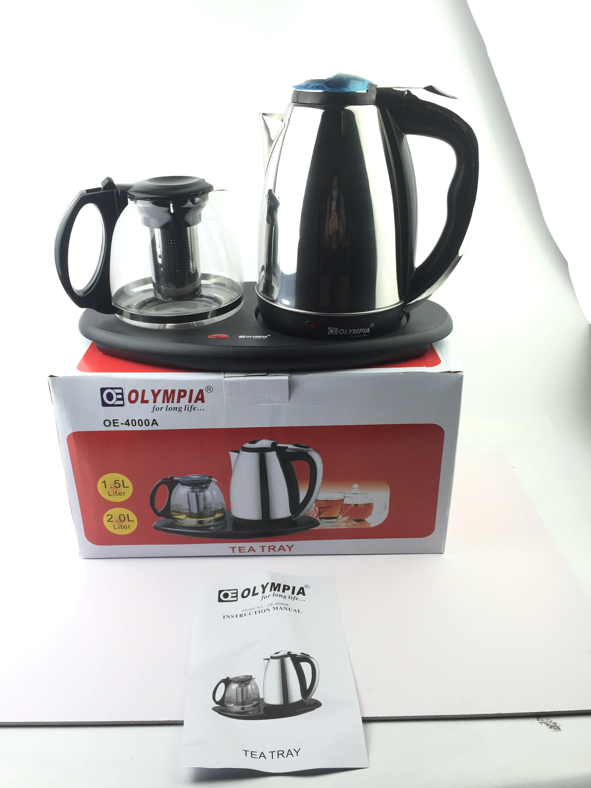 Factory Wholesale Electric Kettle With Tray Set For Home Use Dts-832 ...