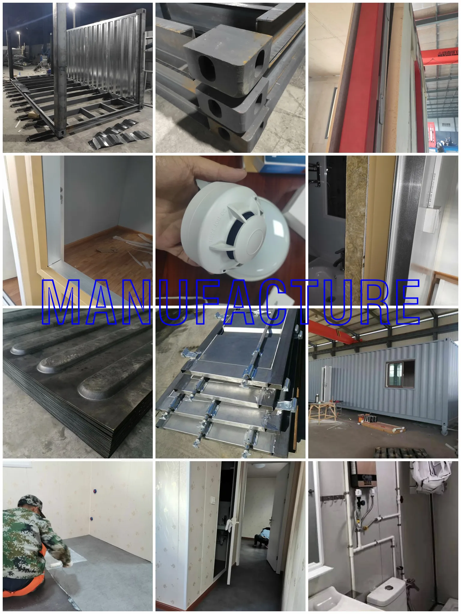 Steel Material Prefab Assemble Stackable Foldable Mobile Container Self ...