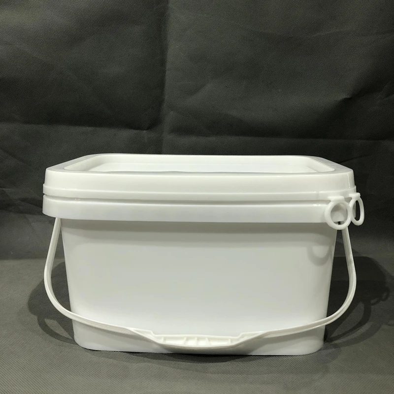 Food Grade New Pp Rectangle Pail 5 Gallon Square Buckets Iml Food ...