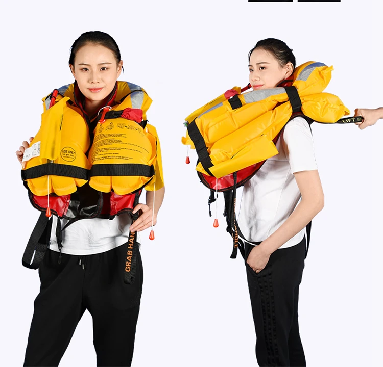 275n Double Chambers Inflatable Life Jacket With Solas Med/ec ...