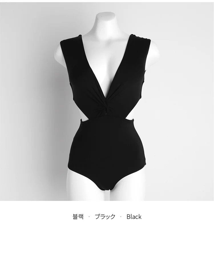 2021 South Koreas New One Piece Swimsuit Women Ins Style Girl Slim
