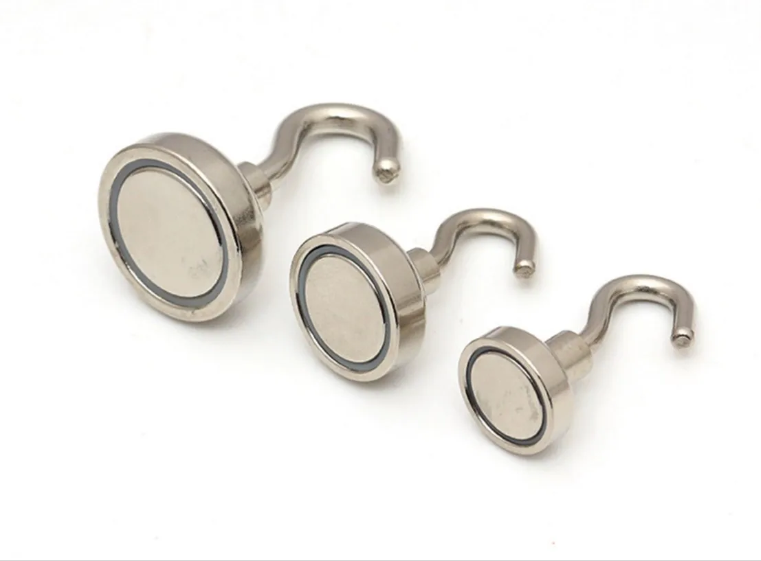 Single Side Flat Metal Hook Magnetic Hook For Bedroom D10 M3 With 1.5kg ...