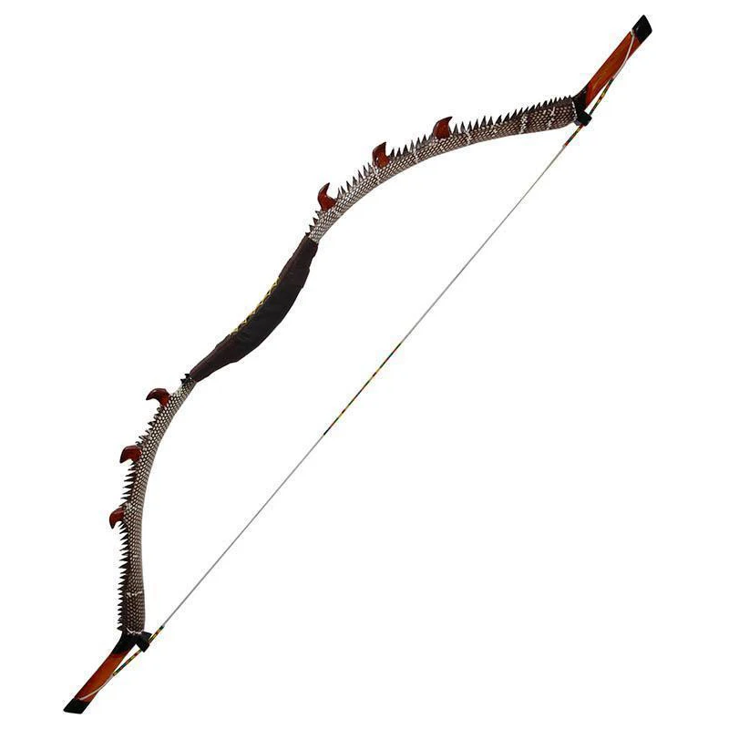 Archery Wood Fiberglass Recurve Hunting Longbow Mongolian Traditional ...