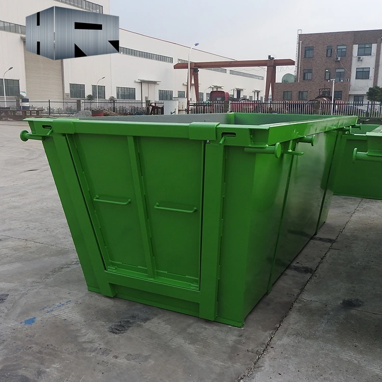 6 Cubic Meters Metal Waste Bin Outdoor Recycling Scrap Skip Bins - Buy ...