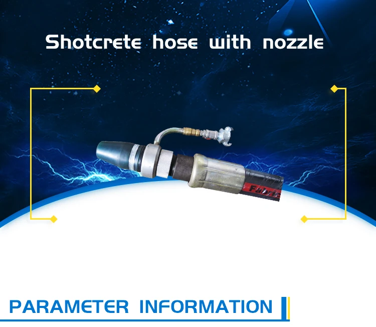 Concrete Pump Shotcrete Hose With Spray Nozzle - Buy Shotcrete Hose ...