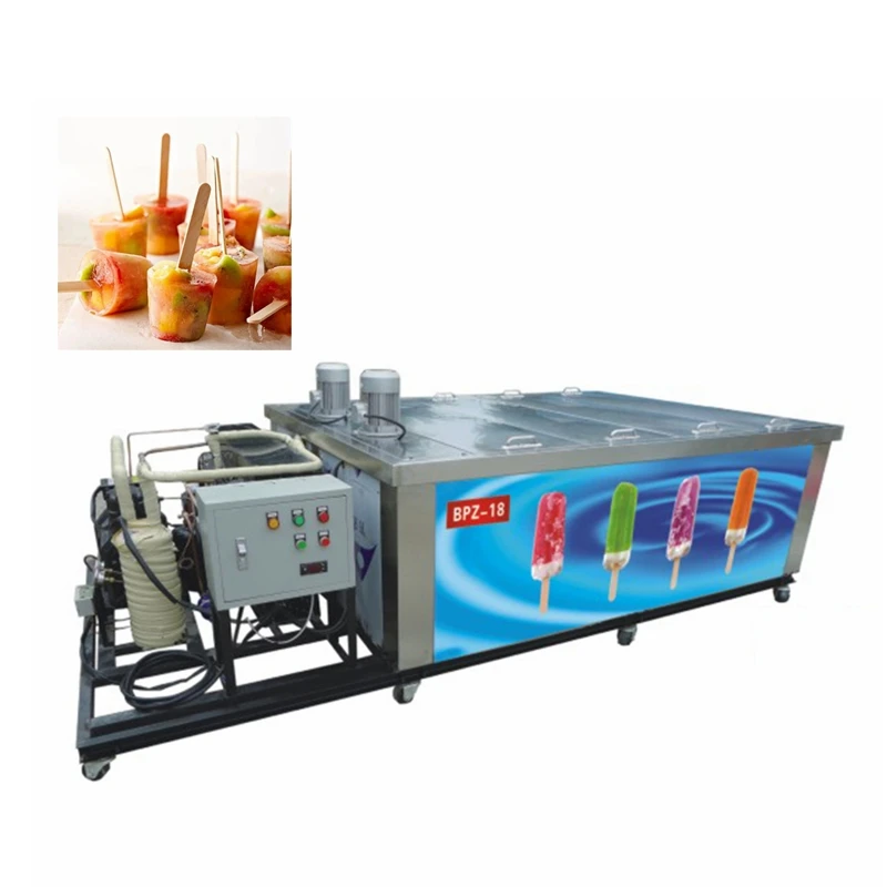 Efficient Popsicle Making Machine - 18 Molds & Stainless Steel
