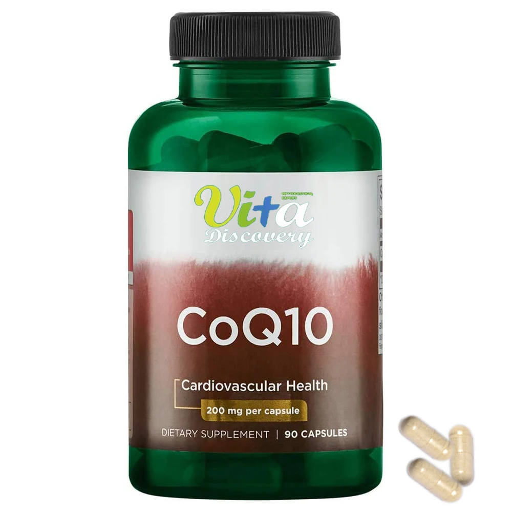 Cardiovascular Health 200mg 90 Capsules Coq-10 To Supports Heart ...
