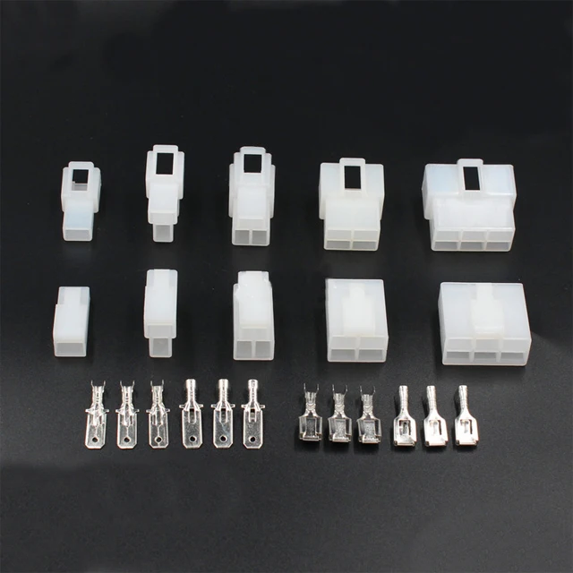 OEM 6.3mm Auto Electrical Connectors Types - 2 Pin