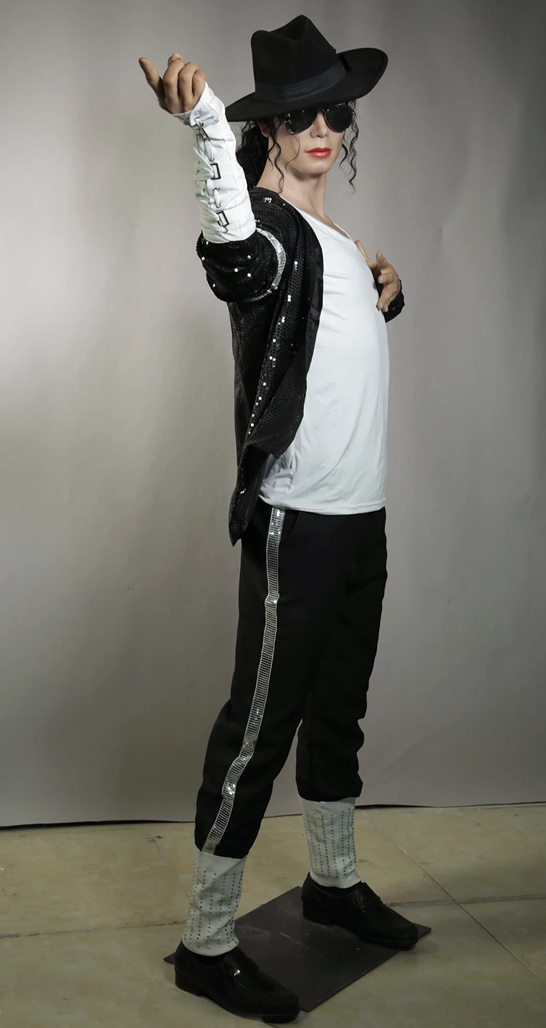 Famous American Singer Life Size Celebrity Silicone Wax Figure for Sale