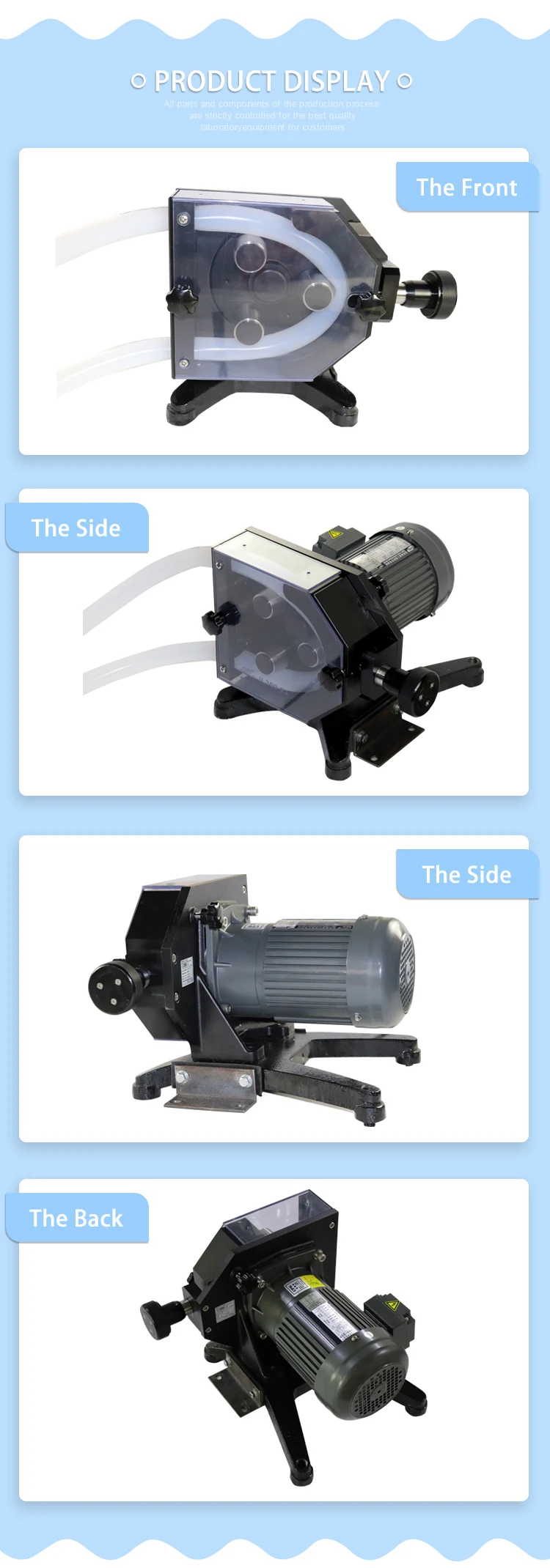 High Precision Lab Peristaltic Dosing Pump Price & Features