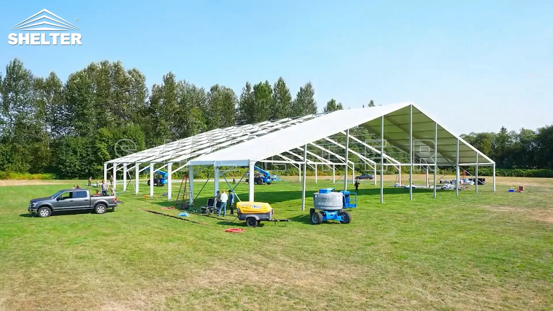 Customization Glass See Through Walls Pvd Roof Black Frame Atrium Tent ...