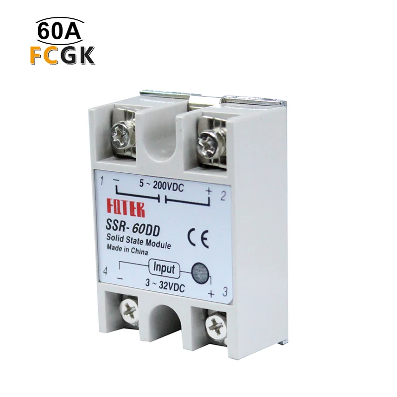 Dc To Dc Single Phase Fotek Tyep Ssr-60dd,Ssr 60dd Solid State Relay ...