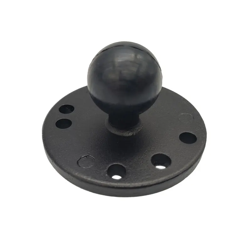 1 Inch Ball Ram Mount Motorcycle Round Mounting Base Bracket Phone ...