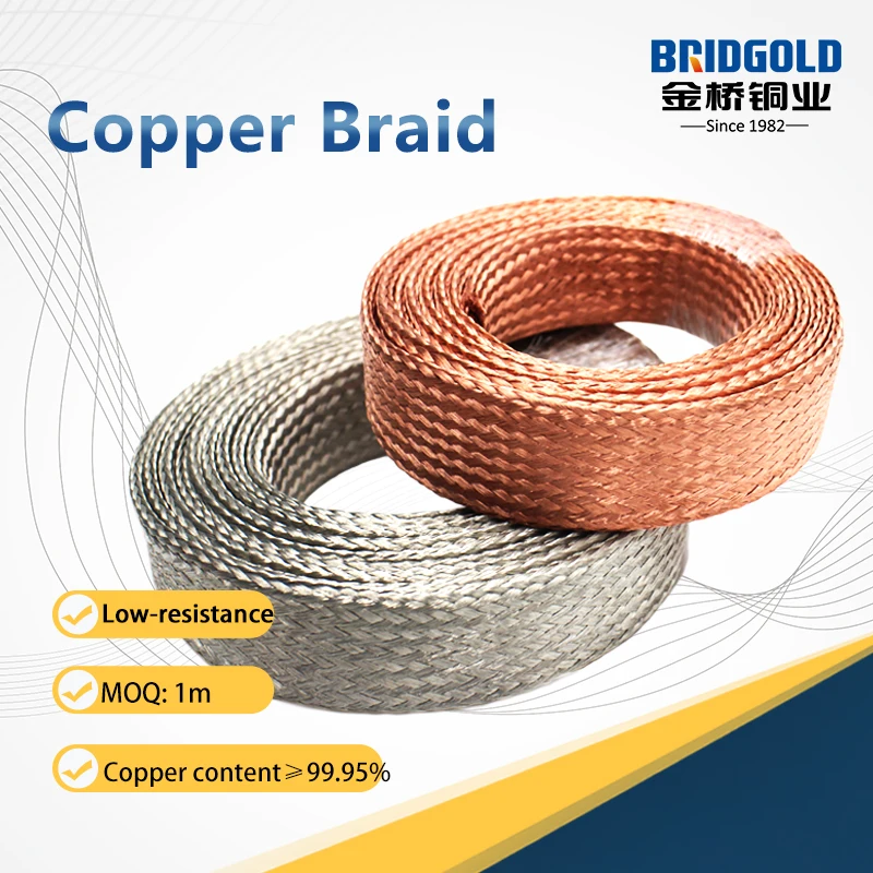 Braided Copper Wires - Reliable Electrical Grounding Solutions