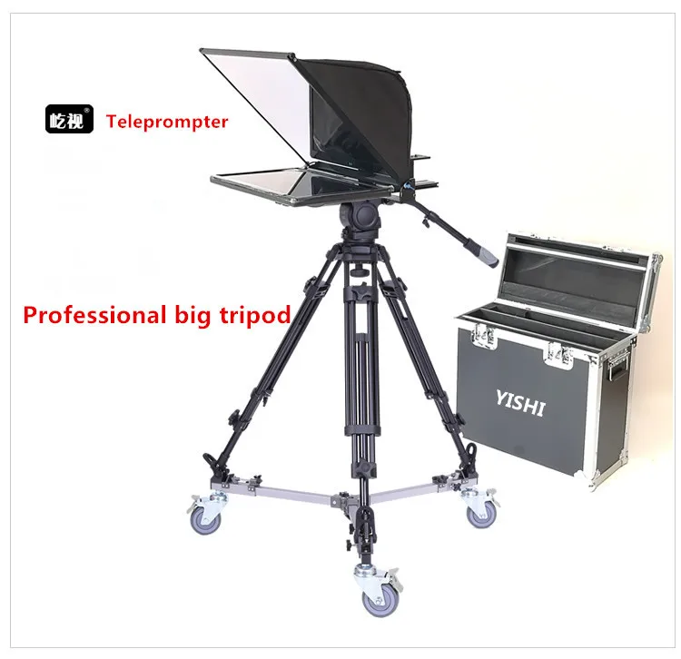YISHI 22inch Folding Portable Teleprompter for News Interviews