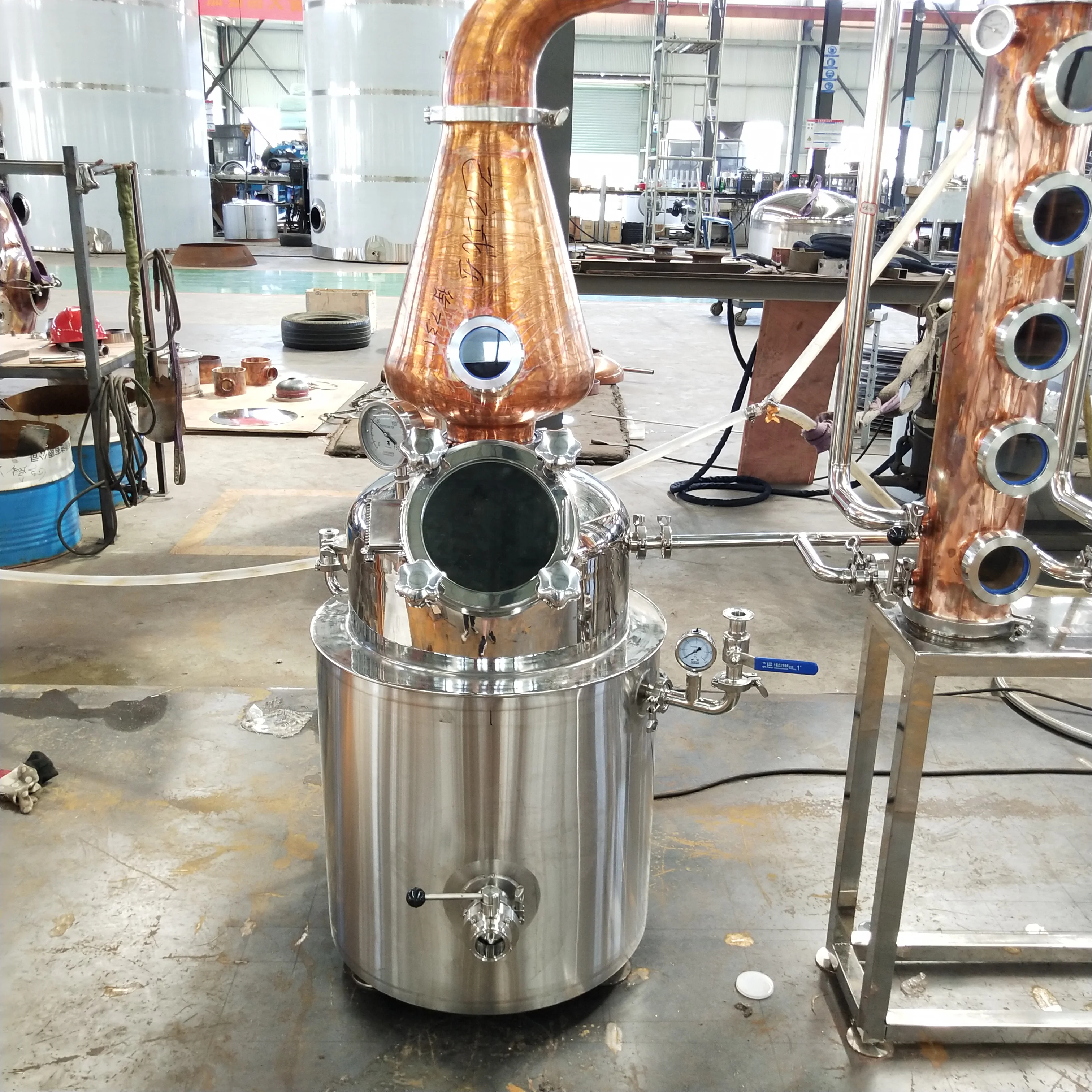 Spirit Distillation Equipment Distillation Bubble Column Distillery ...