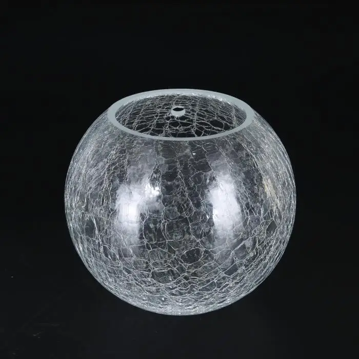 150mm Clear Crackle Glass Ball Lamp Shade - Modern Lighting Cover for ...