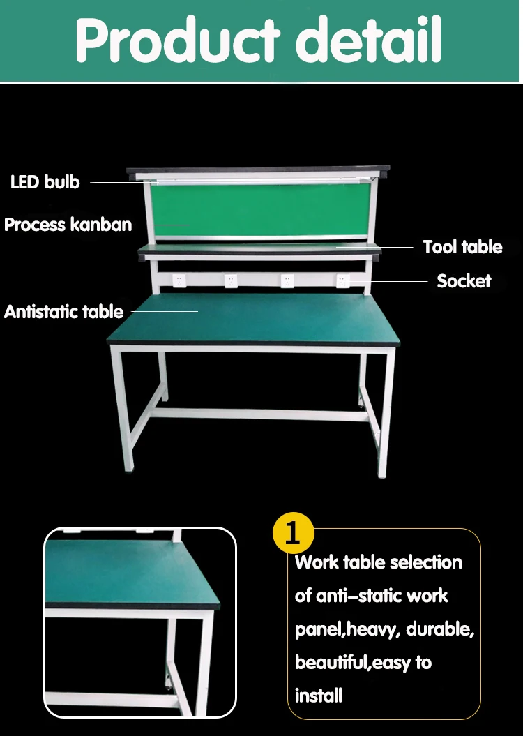 Industrial Aluminium Workbench Assembly Production Line